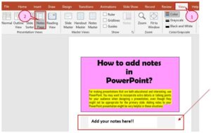 How To Add Notes To PowerPoint: Quick And Easy Guide