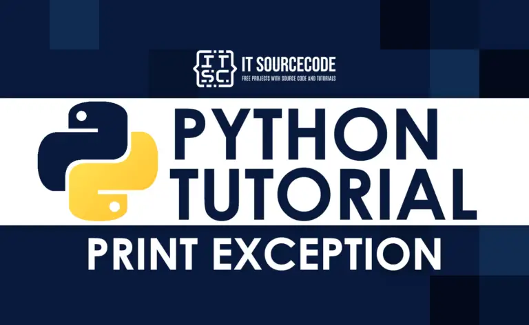 How To Print Exception In Python With Examples