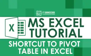 The Ultimate Keyboard Shortcut To A Pivot Table In Excel