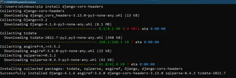 Solved Modulenotfounderror No Module Named Corsheaders