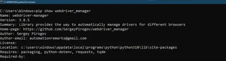Modulenotfounderror: no module named webdriver_manager |Fixed