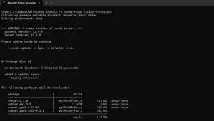 Modulenotfounderror: no module named typing_extensions [Solved]