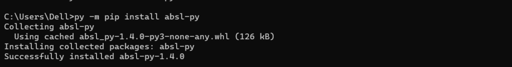 Modulenotfounderror No Module Named Absl Solved