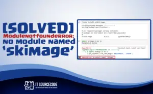 [SOLVED] Modulenotfounderror: no module named skimage
