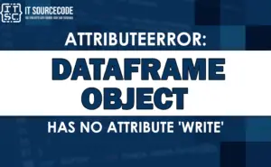 Attributeerror: 'dataframe' object has no attribute 'write' [SOLVED]
