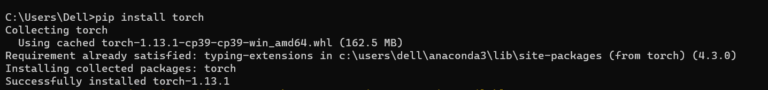 Modulenotfounderror no module named torch [SOLVED]
