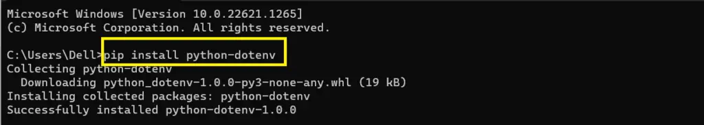 Modulenotfounderror No Module Named Dotenv Solved