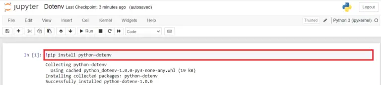modulenotfounderror: no module named dotenv [SOLVED]