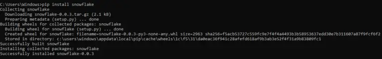 Modulenotfounderror No Module Named Snowflake Solved