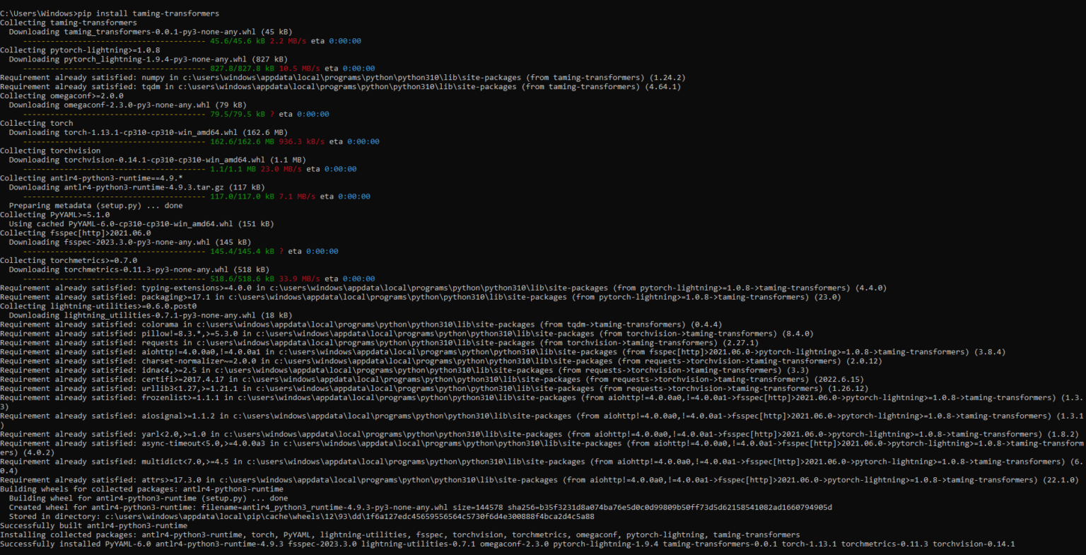 Modulenotfounderror: no module named taming [Fixed]