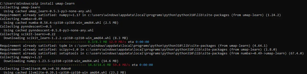 Attributeerror module umap has no attribute umap [SOLVED]