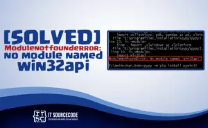 Modulenotfounderror: no module named 'win32api' [SOLVED]