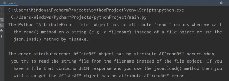 Attributeerror Str Object Has No Attribute Read Solved