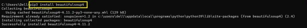 Modulenotfounderror No Module Named Bs4 Solved