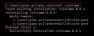 Modulenotfounderror: no module named colorama [SOLVED]
