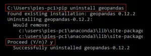 Modulenotfounderror: no module named 'geopandas' [SOLVED]
