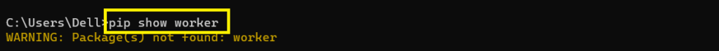 Modulenotfounderror: no module named worker worker [Solved]