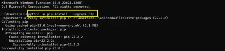 Modulenotfounderror: no module named pip._internal [SOLVED]