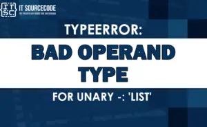 Typeerror: bad operand type for unary -: 'list' [SOLVED]