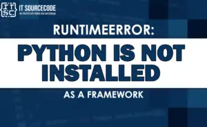 [SOLVED] Runtimeerror: python is not installed as a framework