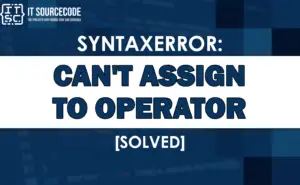 Syntaxerror: can't assign to operator [SOLVED]