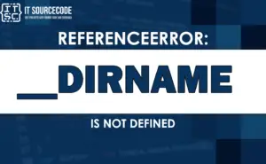 Referenceerror: __dirname is not defined [SOLVED]