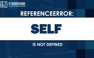 Referenceerror: self is not defined