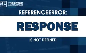 Referenceerror: response is not defined