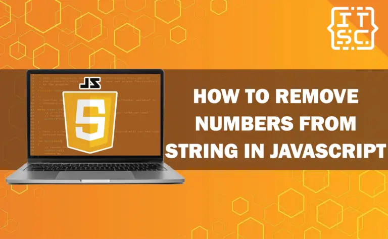 How To Remove Numbers From String In JavaScript
