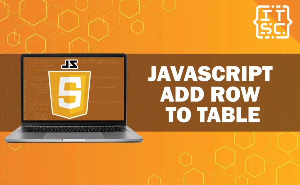 How To Dynamically Add Rows In HTML Table Using JavaScript 