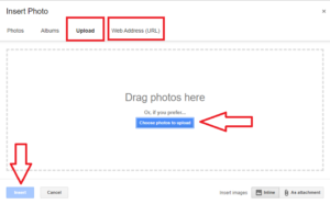 How to Put or Insert an Image in Email Body in Gmail?
