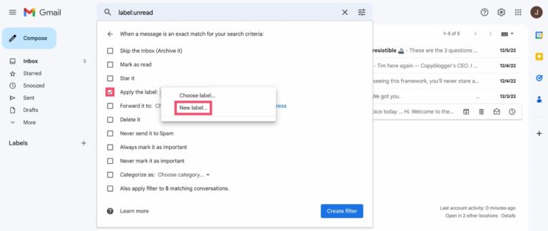 How to Read all Unread Emails in Gmail?