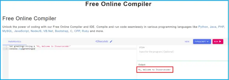 TypeScript Environment Setup: How to setup TypeScript?