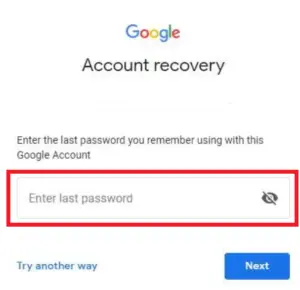How to Recover an old Gmail account?