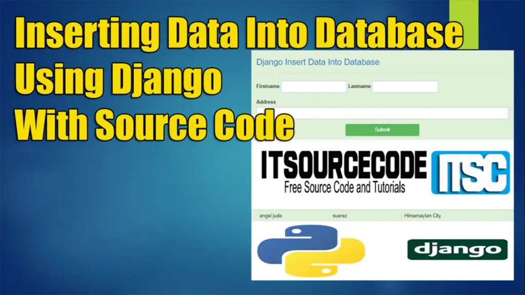 Django Projects Archives - Page 5 of 9 - Itsourcecode.com