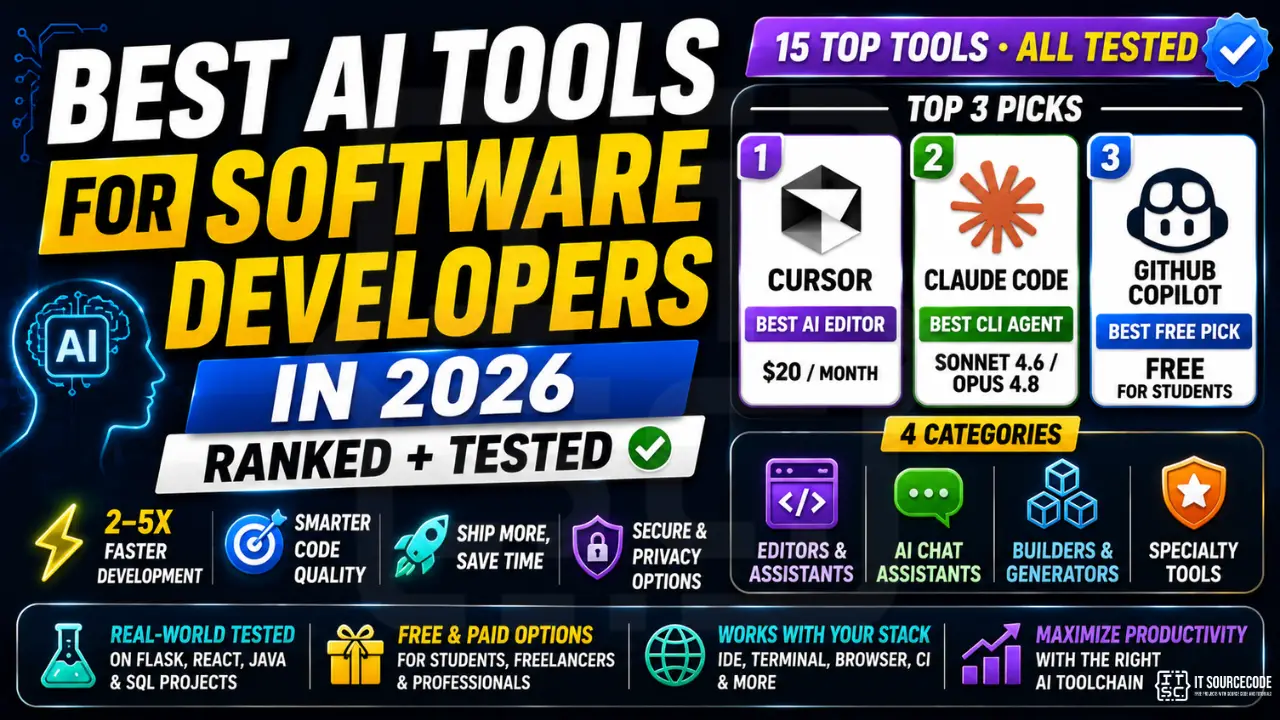 Best AI Tools for Software Developers in 2026 (Ranked)