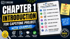 How to Write Chapter 1 (Introduction) for Capstone Project 2026