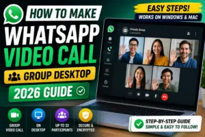 How to Make WhatsApp Video Call (Group Desktop 2026 Guide)